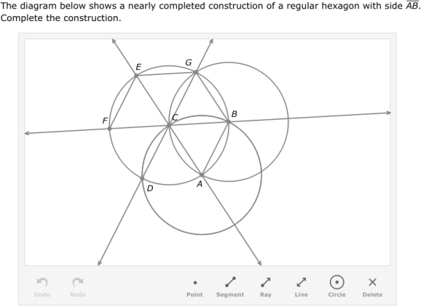 Ixl Construct An Equilateral Triangle Or Regular Hexagon Class Vi 1295