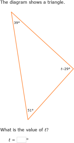 IXL - Triangle angle-sum property (Class IX maths practice)