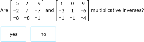 IXL - Identify inverse matrices (Class XII maths practice)
