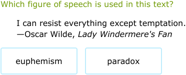 IXL - Classify figures of speech: euphemism, hyperbole, oxymoron ...