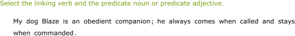 IXL - Identify linking verbs, predicate adjectives and predicate nouns ...