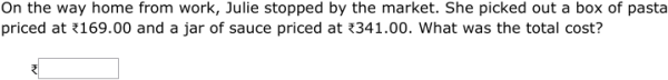 IXL - Add and subtract money: word problems (Class V maths practice)
