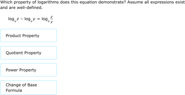 IXL - Identify properties of logarithms (Class IX maths practice)