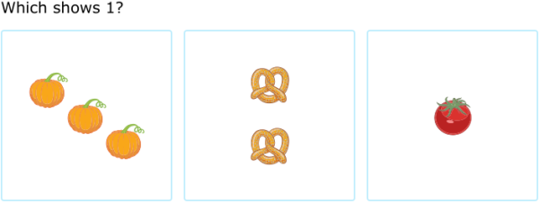 IXL - Represent numbers - up to 3 (Upper kindergarten maths practice)