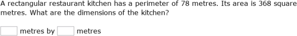 IXL - Area and perimeter: word problems (Class V maths practice)
