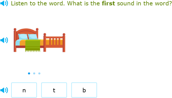 IXL - Identify the first, second and last sound in a word (Upper ...