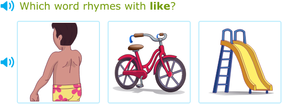 IXL - Choose the picture that rhymes with the word (Class I English ...