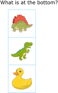 IXL - Top, middle and bottom (Lower kindergarten maths practice)