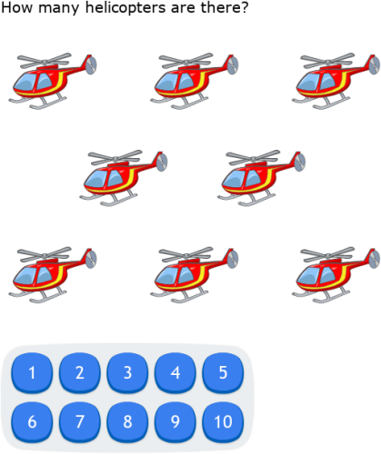IXL - Count objects - up to 10 (Lower kindergarten maths practice)