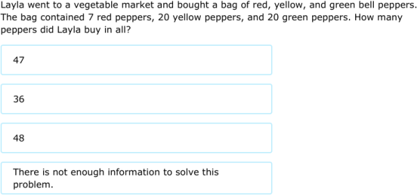 IXL - Word problems with extra or missing information (Class V maths ...