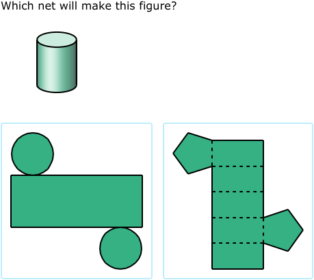 IXL - Nets of three-dimensional figures (Class VII maths practice)