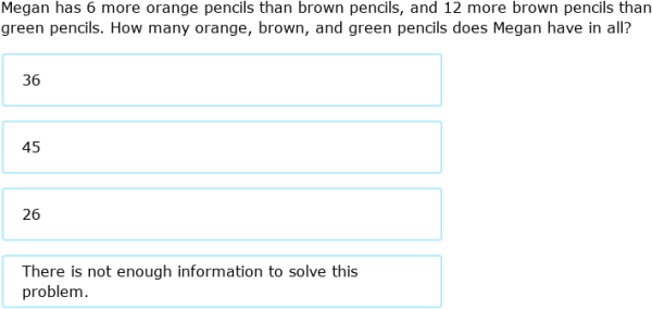 IXL - Word problems with extra or missing information (Class VI maths ...