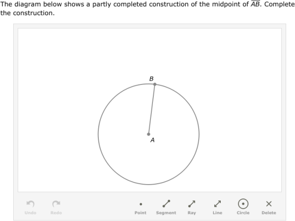 IXL - Construct the midpoint or perpendicular bisector of a segment (Class VII maths practice)