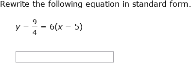 IXL - Write equations in standard form (Class IX maths practice)