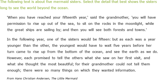 IXL - Identify supporting details in literary texts (Class V English ...