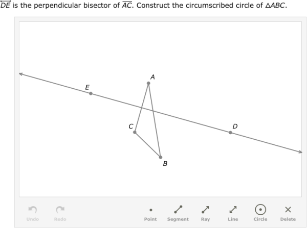 IXL - Construct the inscribed or circumscribed circle of a triangle ...