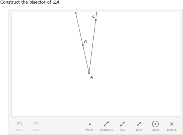 IXL - Construct an angle bisector (Class VI maths practice)