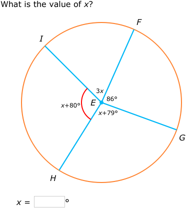 IXL - Central angles (Class IX maths practice)