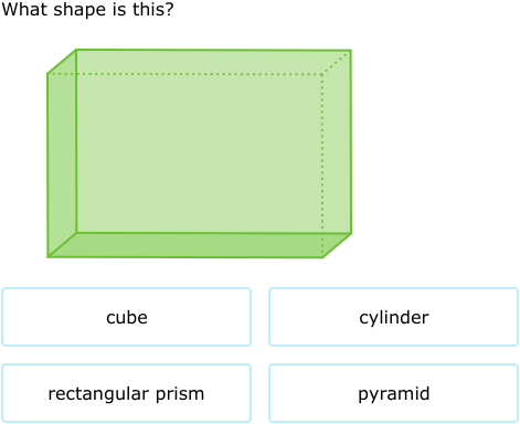 IXL - Identify three-dimensional figures (Class IV maths practice)