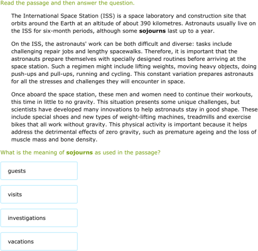 IXL - Use context to identify the meaning of a word (Class VIII English ...