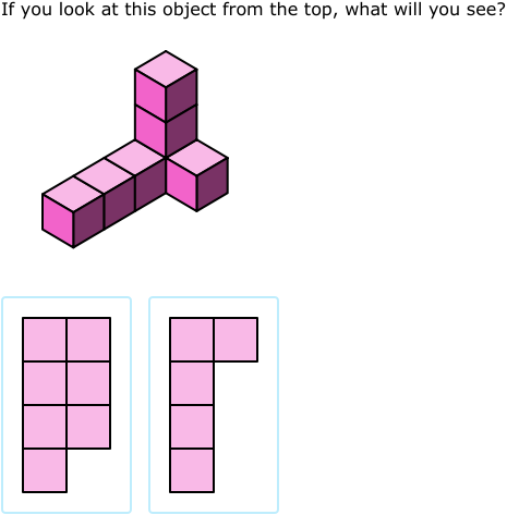 IXL - Front, side and top view (Class VII maths practice)