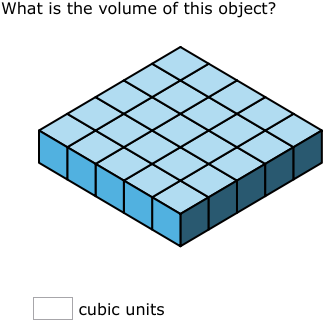 IXL - Volume of figures made of unit cubes (Class VI maths practice)