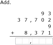IXL - Add three or more numbers up to five digits each (Class IV maths ...