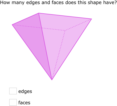 IXL - Count vertices, edges and faces (Class VI maths practice)