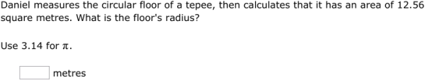 IXL - Circles: word problems (Class VII maths practice)