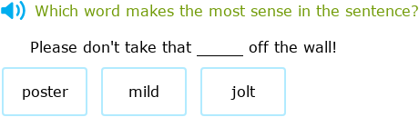 IXL - Complete the sentence with the correct -ild, -ind, -old, -olt or ...