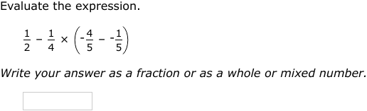 IXL - Evaluate numerical expressions involving fractions (Class VII maths practice)
