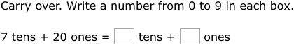 IXL - Regroup tens and ones (Class II maths practice)
