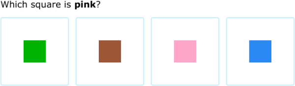 IXL - Classify shapes by colour (Lower kindergarten maths practice)