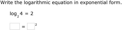 IXL - Convert between exponential and logarithmic form: rational bases ...