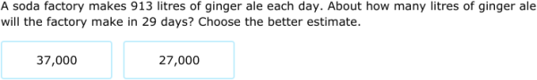 IXL - Estimate products: word problems (Class IV maths practice)