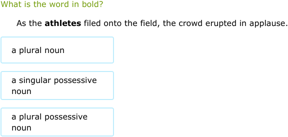 IXL - Identify plurals, singular possessives and plural possessives ...