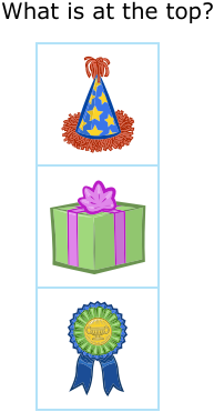 IXL - Top, middle and bottom (Upper kindergarten maths practice)