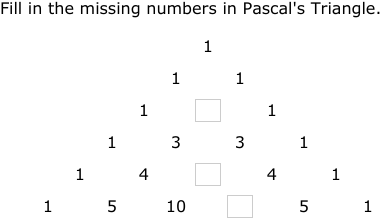 IXL - Pascal's triangle (Class XI maths practice)