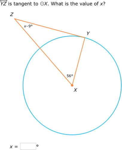 IXL - Tangent lines (Class X maths practice)