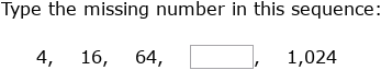 IXL - Complete a geometric number sequence (Class V maths practice)