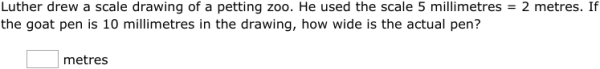 IXL - Scale drawings: word problems (Class VII maths practice)