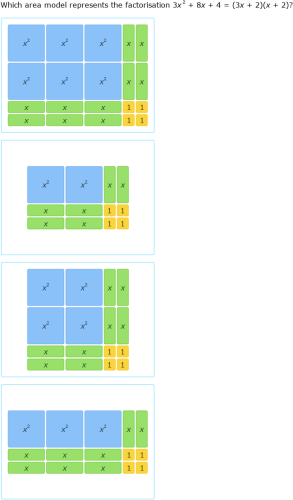 IXL - Factorise quadratics using algebra tiles (Class IX maths practice)