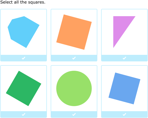 IXL - Select two-dimensional shapes (Class II maths practice)