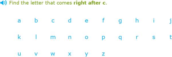 IXL - Find the letter in the alphabet: lowercase (Upper kindergarten ...