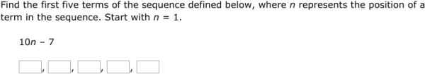 IXL - Evaluate variable expressions for arithmetic sequences (Class X maths practice)