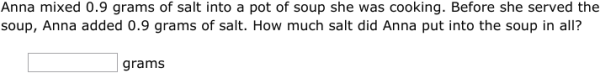 IXL - Add and subtract decimals: word problems (Class VI maths practice)