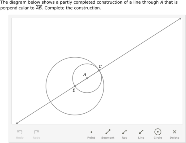 IXL - Construct a perpendicular line (Class VII maths practice)