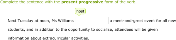 IXL - Form the progressive verb tenses (Class X English practice)