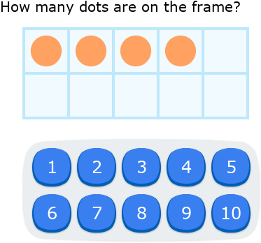 IXL - Count on ten frames - up to 10 (Upper kindergarten maths practice)