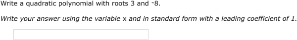 IXL - Find a quadratic function (Class XI maths practice)